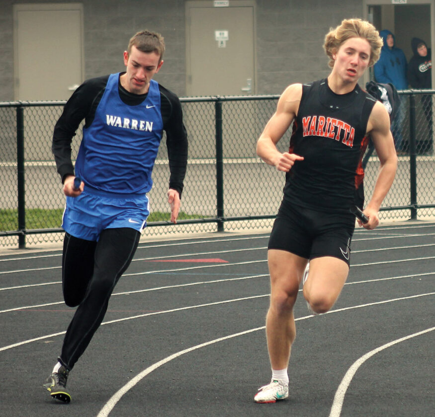 Warren boys, girls sweep Fairweather Relays | News, Sports, Jobs - Marietta Times